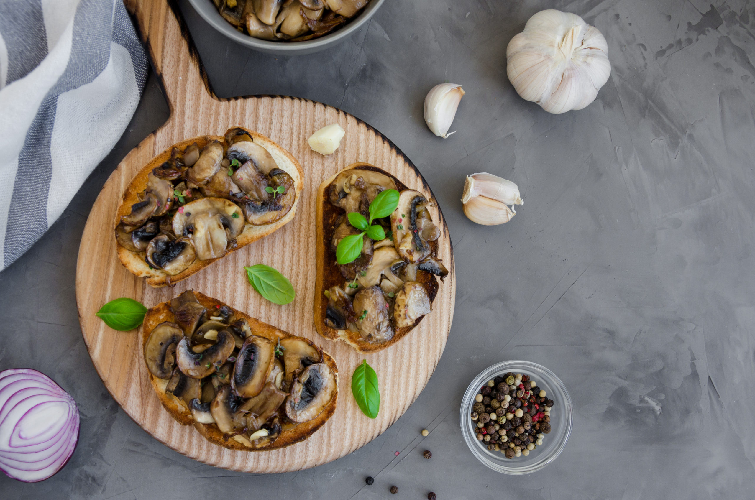Walnut Mushrooms On Sourdough | SuperFastDiet